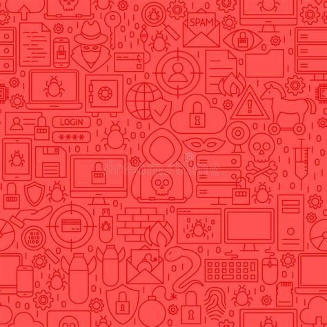 Hacker Line Tile Pattern Stock Vector Illustration Of Pattern 98626064