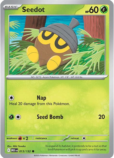 Pokémon Card Database Mega Evolution 13 Seedot