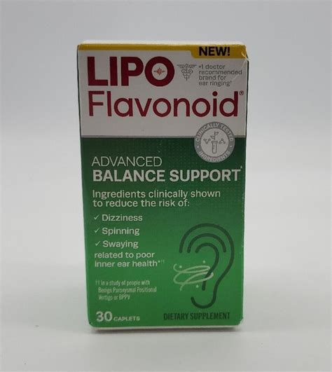 Lipo Flavonoid Advanced Balance Support Reduce Vertigo Dizziness