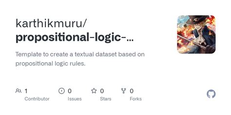 github karthikmuru propositional logic dataset template to create a