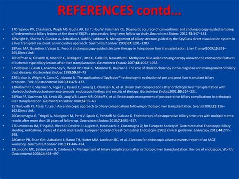 Prospective Evaluation Of Single Operator Peroral Cholangioscopy In Liver Ppt