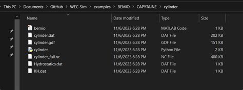 Trying To Export Dat File And Nc File · Issue 433 · Capytaine