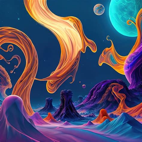 Premium Ai Image Abstract Background With Fluid And Organic Shapes