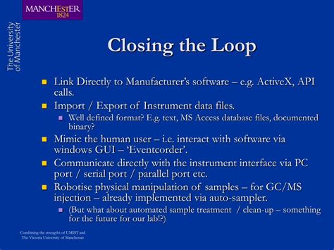 ppt closed loop automatic optimisation of gc ms parameters powerpoint