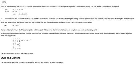 description q2 write a short risc v assembly function