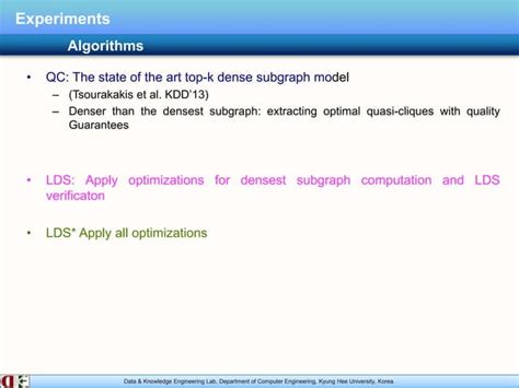 Locally Densest Subgraph Discovery Ppt