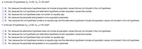 Solved Determine Whether Each Of The Following Pairs Of Chegg Com