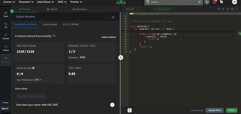 Gfg160 Geekstreak2025 Codingchallenge Problemsolving Geeksforgeeks