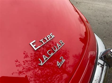 1970 Jaguar E Type Red Manual 4 Speed Right Hand Drive In United