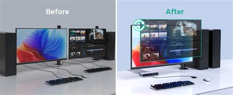 Amazon Com SUIDEK Displayport KVM Switch 2 Computers 1 Monitor 8K 60Hz 4K 144Hz USB 3 0 DP KVM