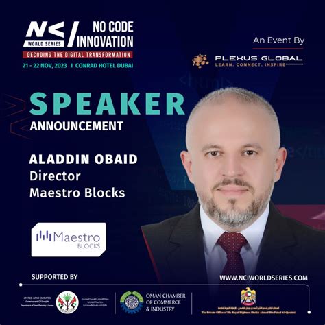 no code innovation summit saudi on linkedin nocodeinnovation speakersannouncement