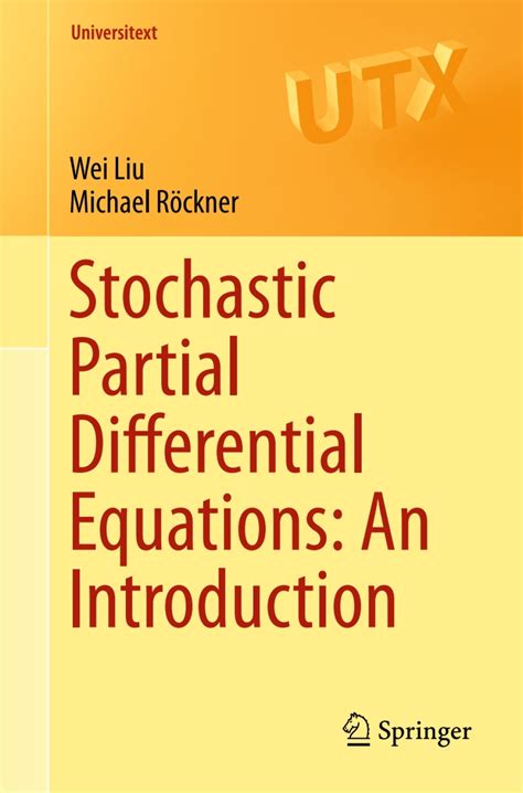 Stochastic Partial Differential Equations An Introduction Premiumjs Store