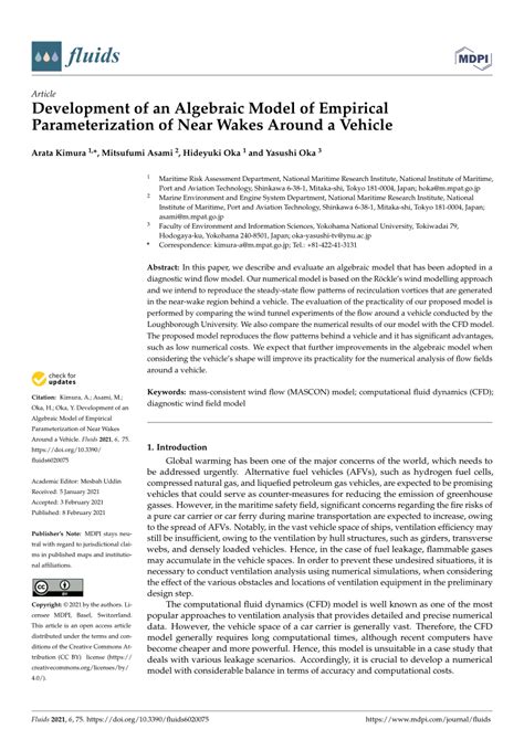 Pdf Development Of An Algebraic Model Of Empirical Parameterization