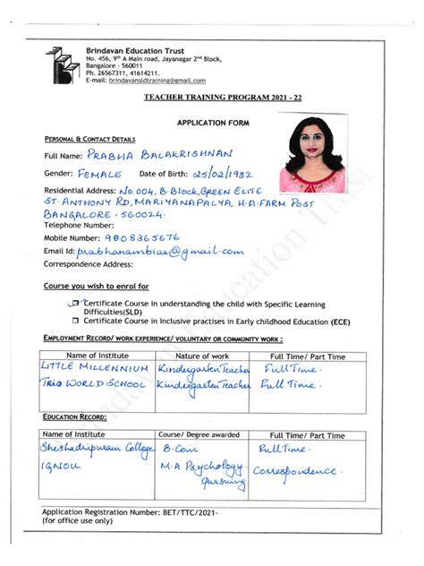 application pdf