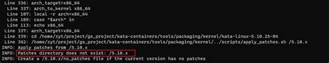 Run Build Kernel Shell Error When Setup With F Issue Kata Containers Kata