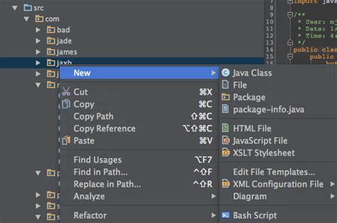 Create A Simple Java Class In Intellij 13 Stack Overflow