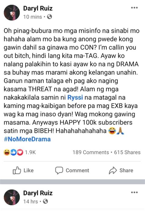 Is Daryl “skusta Clee” Ruiz Threaten Concon Victoria Felix Must Read