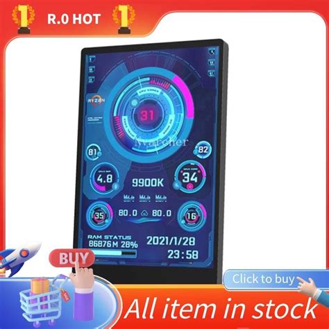 3 5 Inch Ips Usb Mini Screen Aida64 Pc Cpu Ram Hdd Data Monitor