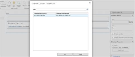 Configure Bcs From Office 365 To Azure Paas Sql Sharepoint Pals