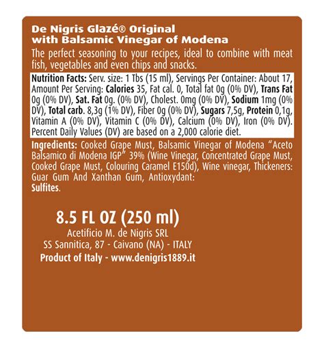 Classic Glazé Original De Nigris 1889