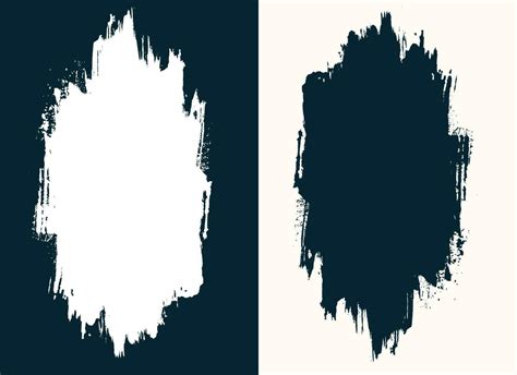Set Of Thick Brush Stroke 16128614 Vector Art At Vecteezy