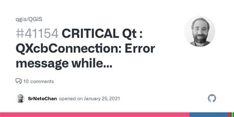 CRITICAL Qt QXcbConnection Error Message While Opening Closing Plugin Manager Issue