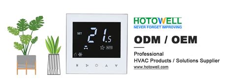 Lcd Display Smart Fan Coil Thermostat Modbus Room Thermostat Hvac System