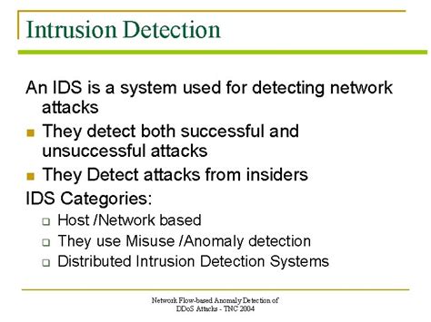 Network Flowbased Anomaly Detection Of Ddo S Attacks