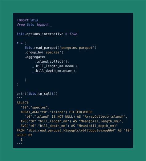 how to extract sql query from data in ibis yuki kakegawa posted on the topic linkedin