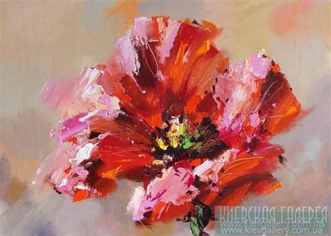 Мак современный художник Гузенко Павел Картины живопись графика и Скульптуры Купить