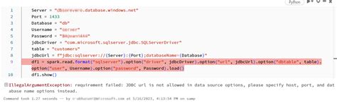 Pyspark Increase Number Of Rows For Synapse Analytics Notebooks Error
