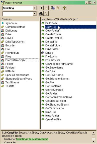 The FileSystemObject Vb123 Com