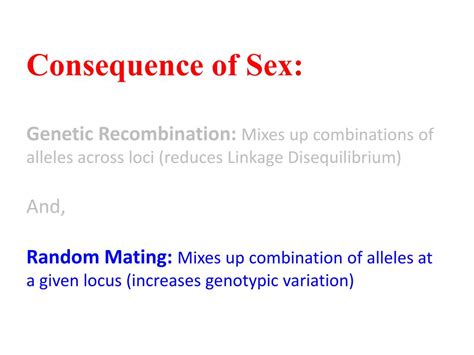 PPT Genetic Variation The Genetic Substrate For Natural Selection Sex Sources Of Genotypic