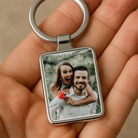Personalized Photo Keychain Custom Picture Keychain Photo Ts