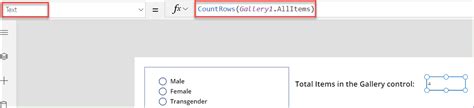 count in power apps with examples
