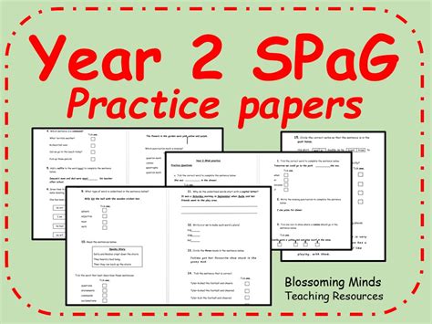 Ks1 Spag Tests Activities Worksheets Revision Tes