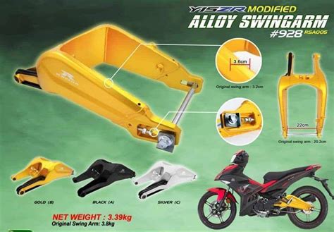 Sniper 150 Swing Arm Motorcycles Motorcycle Accessories On Carousell