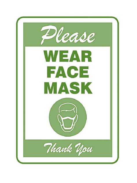 signage facemask and distancing pdf