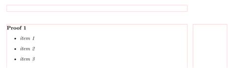 enumitem align itemize items with the first item in a theorem tex