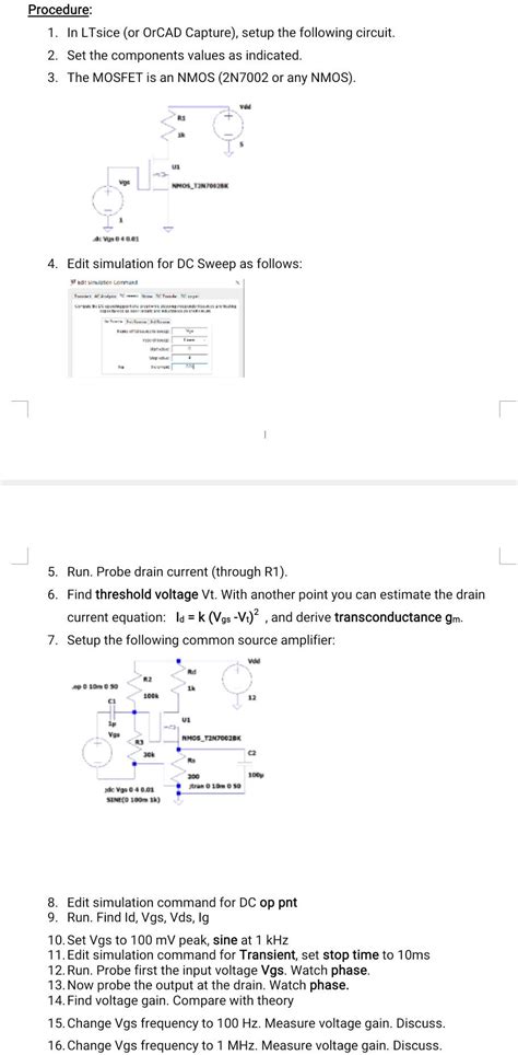 solved procedure 1 in ltsice or orcad capture setup the