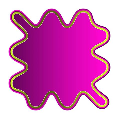 Purple Blob Splash Design Art Premium Vector