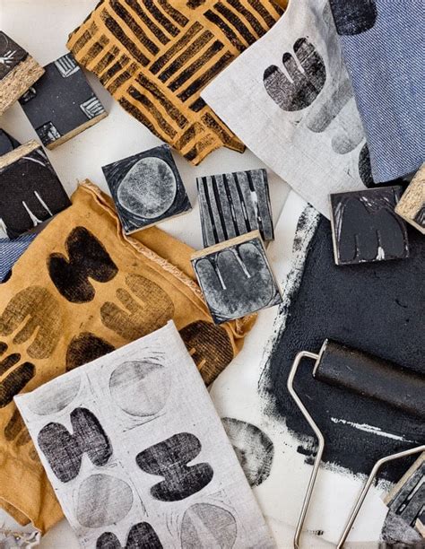 Easy Printmaking Ideas Simple Block Printing Designs Mick Ligine