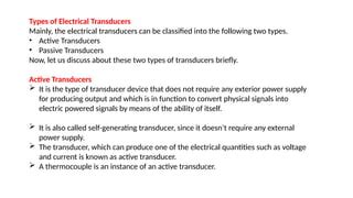 Class 12 Transducer Used In Biomedical Engg PPT