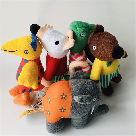 25cm Cartoon Plush Doll Britain Picture Books Maisy Mouse Characters