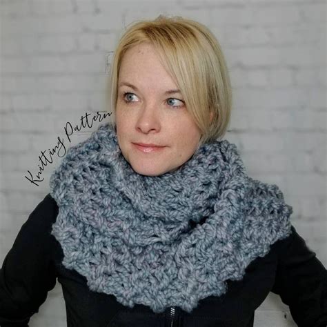KNITTING PATTERN Sassenach Outlander Scarf Beginner Chunky Etsy