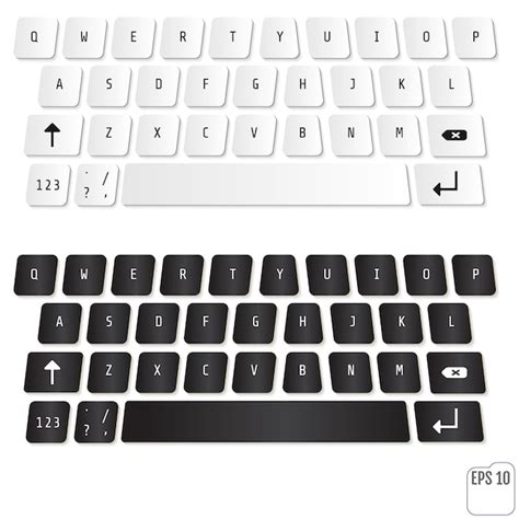 Premium Vector Vector Illustration Of Modern Laptop Keyboardsxaxa