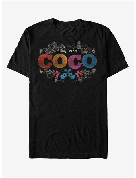 Disney Pixar Coco Logo T Shirt Black Boxlunch