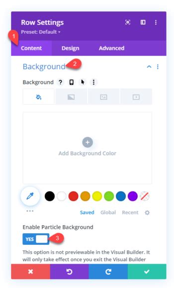 how to add divi particles background with and without plugin