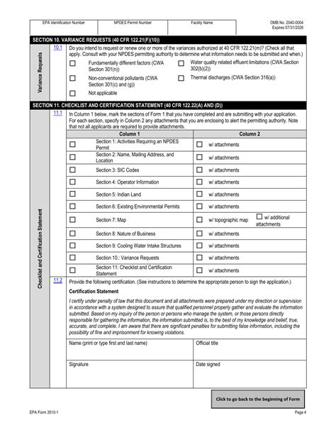 Npdes Form 1 Epa Form 3510 1 Fill Out Sign Online And Download