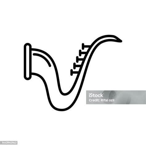 재즈 페스티벌 색소폰 아이콘 로고 디자인 벡터 템플릿 그림 기호 및 기호 픽셀 완벽 0명에 대한 스톡 벡터 아트 및 기타 이미지 0명 Classical Concert